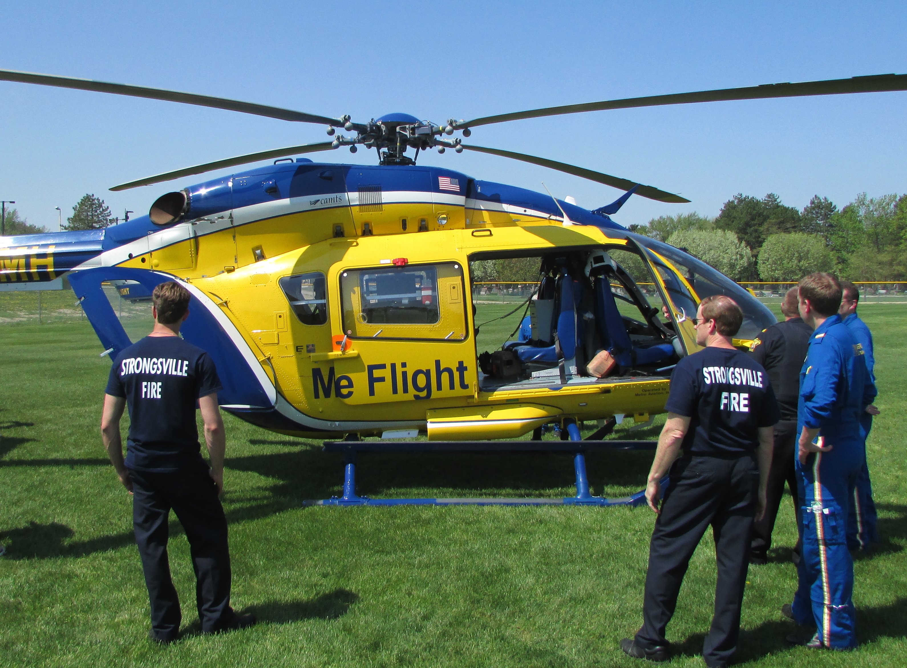 Life Flight Stops By for Training | City of Strongsville