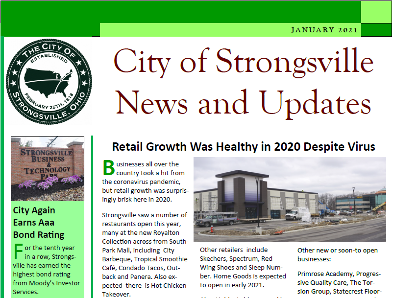 Home | City of Strongsville