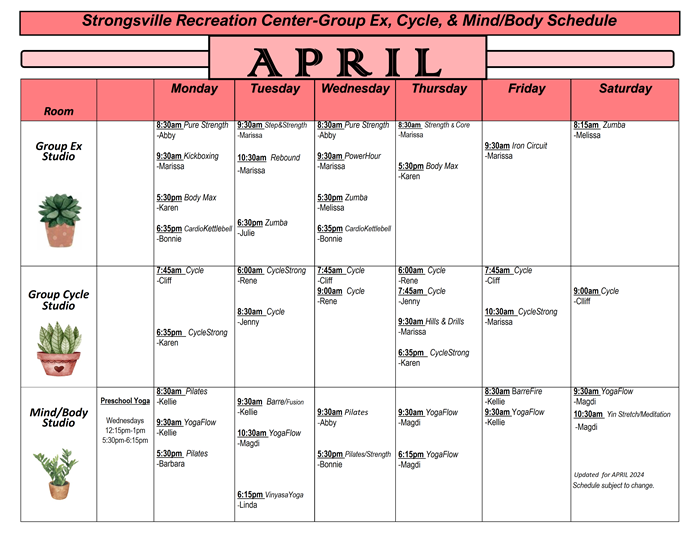 Fitness | City of Strongsville