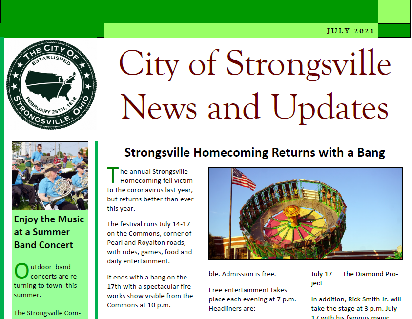 Home | City of Strongsville